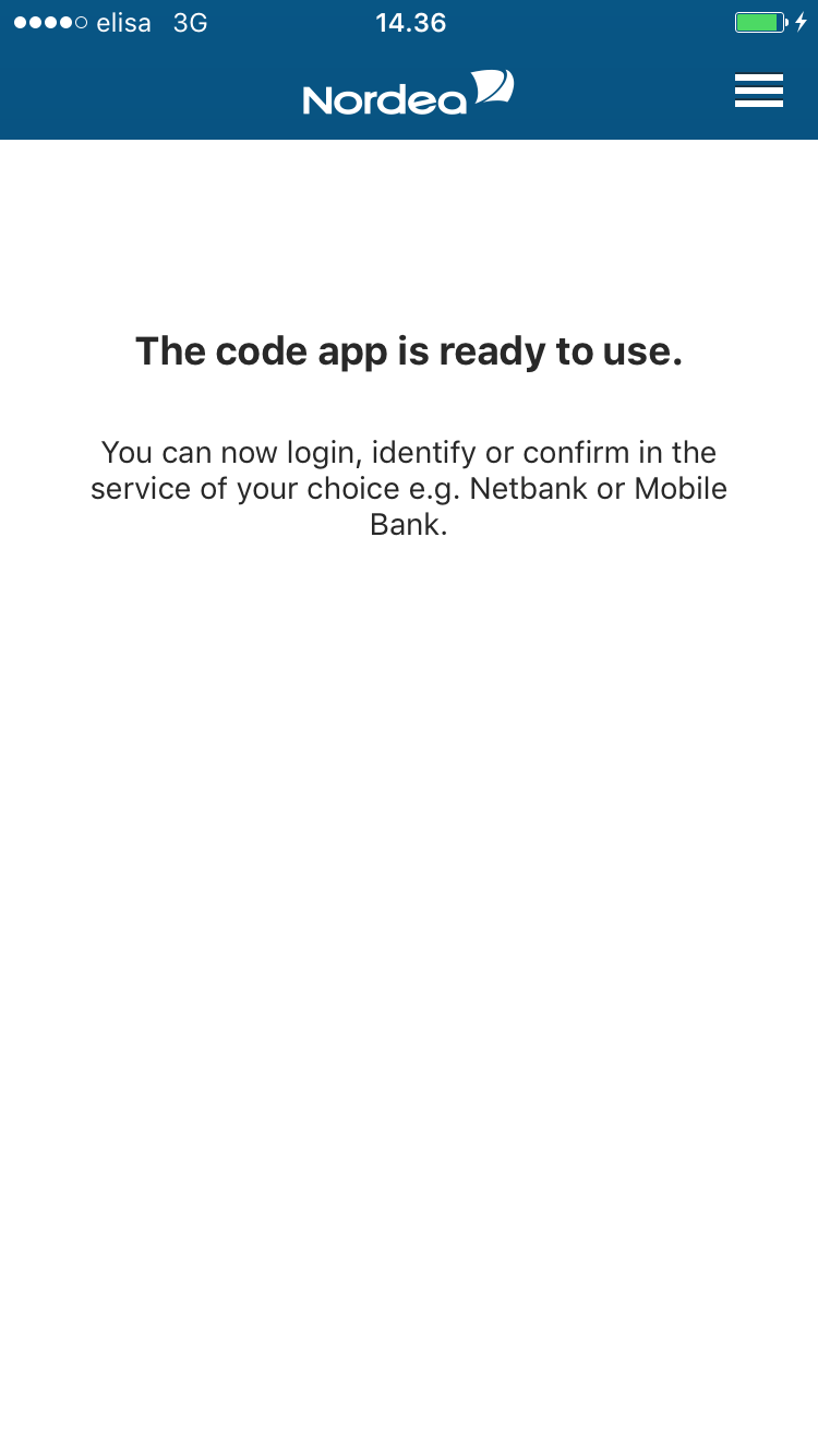 Nordea Codes app - Business | Nordea.fi