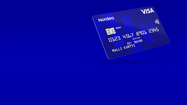 Nordea Visa Debit | Debit-kort för vardagliga köp | Nordea